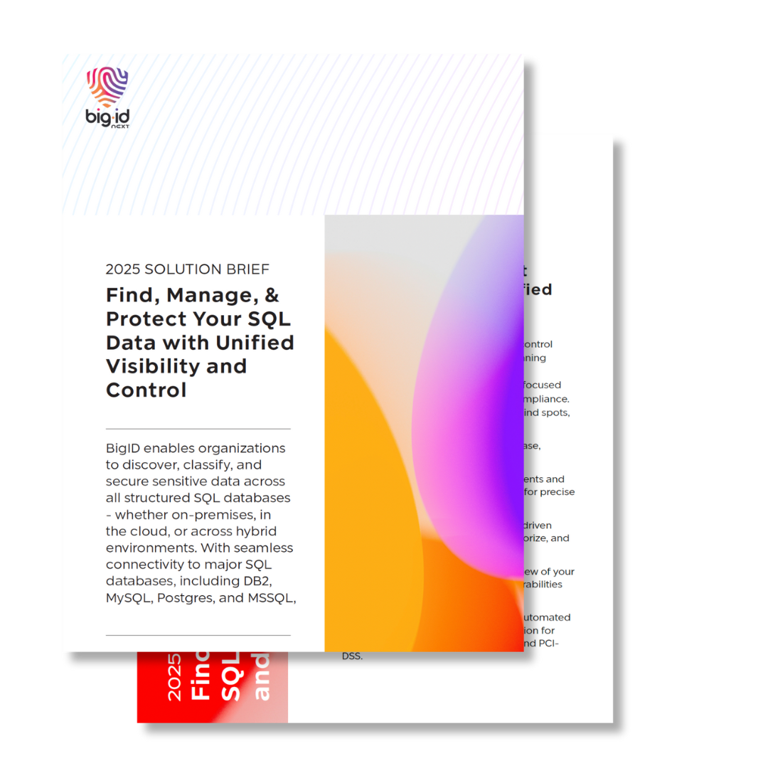 BigID for SQL Solution Brief